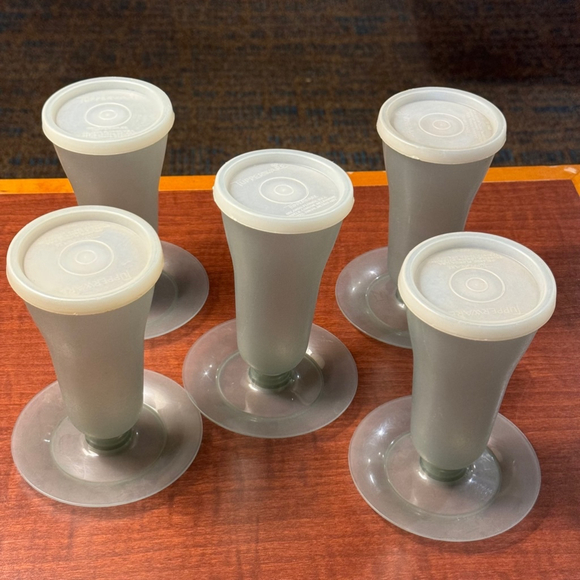 Tupperware | Kitchen | Vintage Gray Tupperware Parfait Sundae Pudding ...